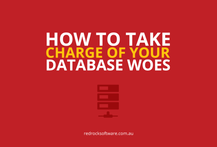 How To Take Charge of Your Database Woes